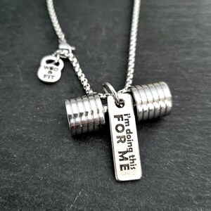 Gym Necklace Barbell Big Strongman Gym Gifts ·custom Necklace ·barbell ...