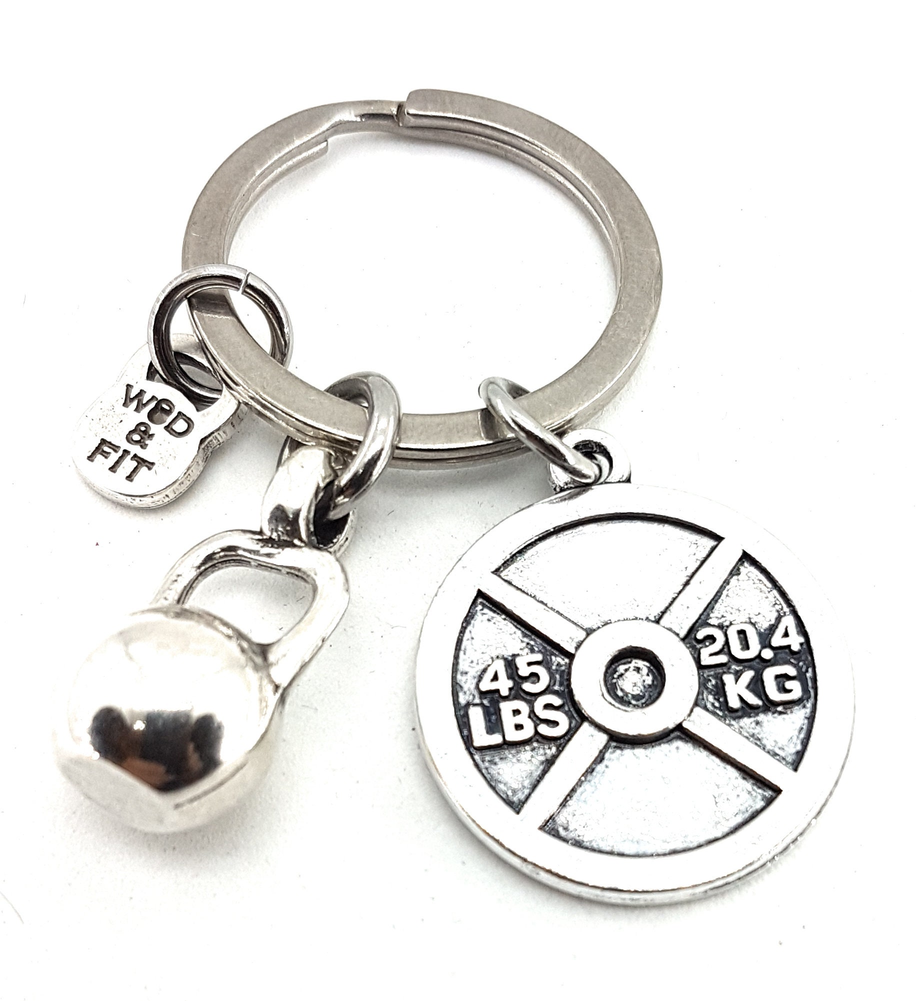 Keychain Kettlebell Russian Swings Workout Motivational Gift ...