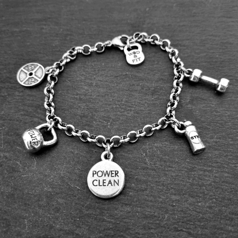 Fitness Custom Bracelet Life Gym Bottle Motivation Bodybuilding ...