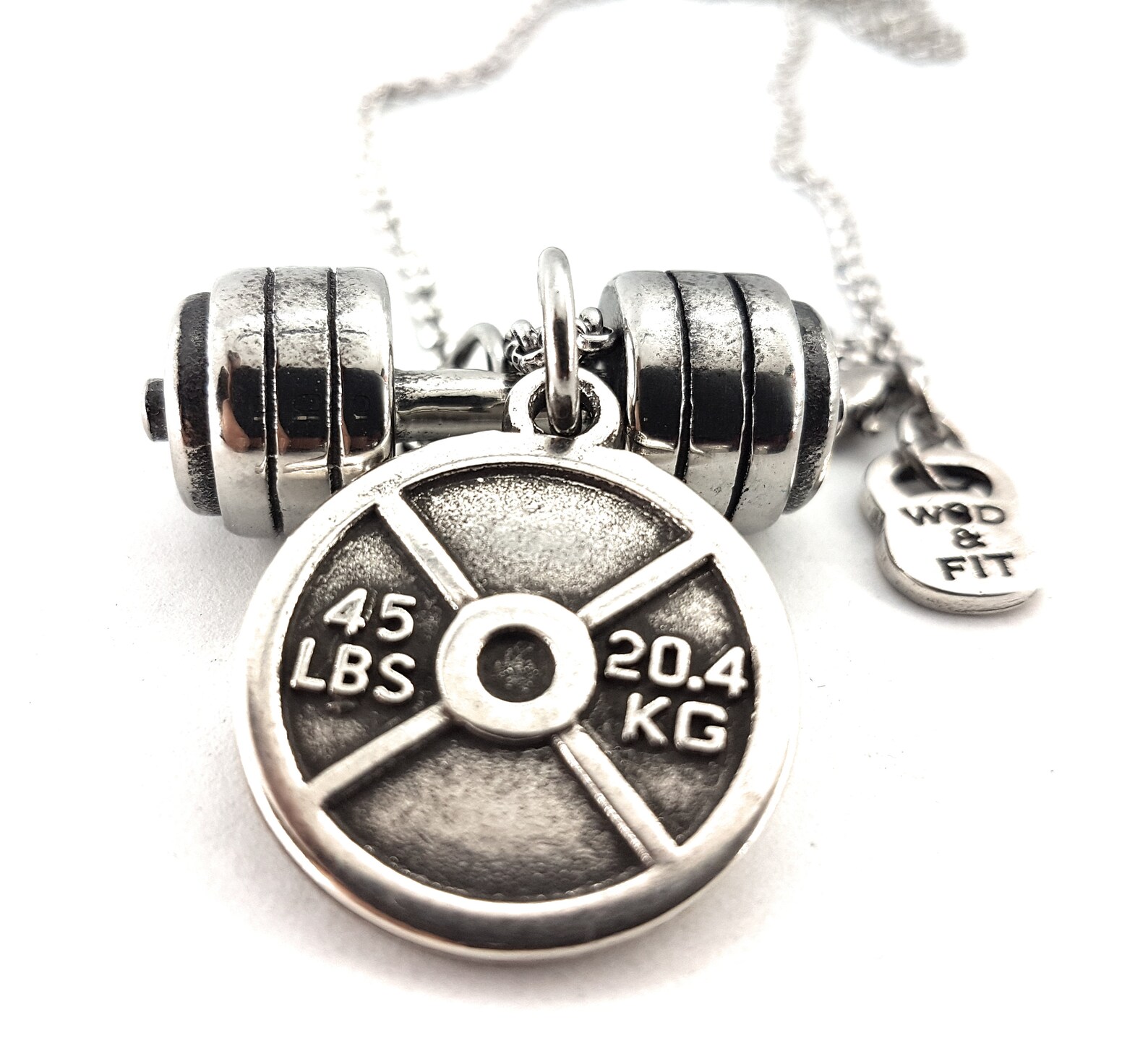 Gym Necklace Barbell Deadlift Bodybuilding · Custom Necklace ...