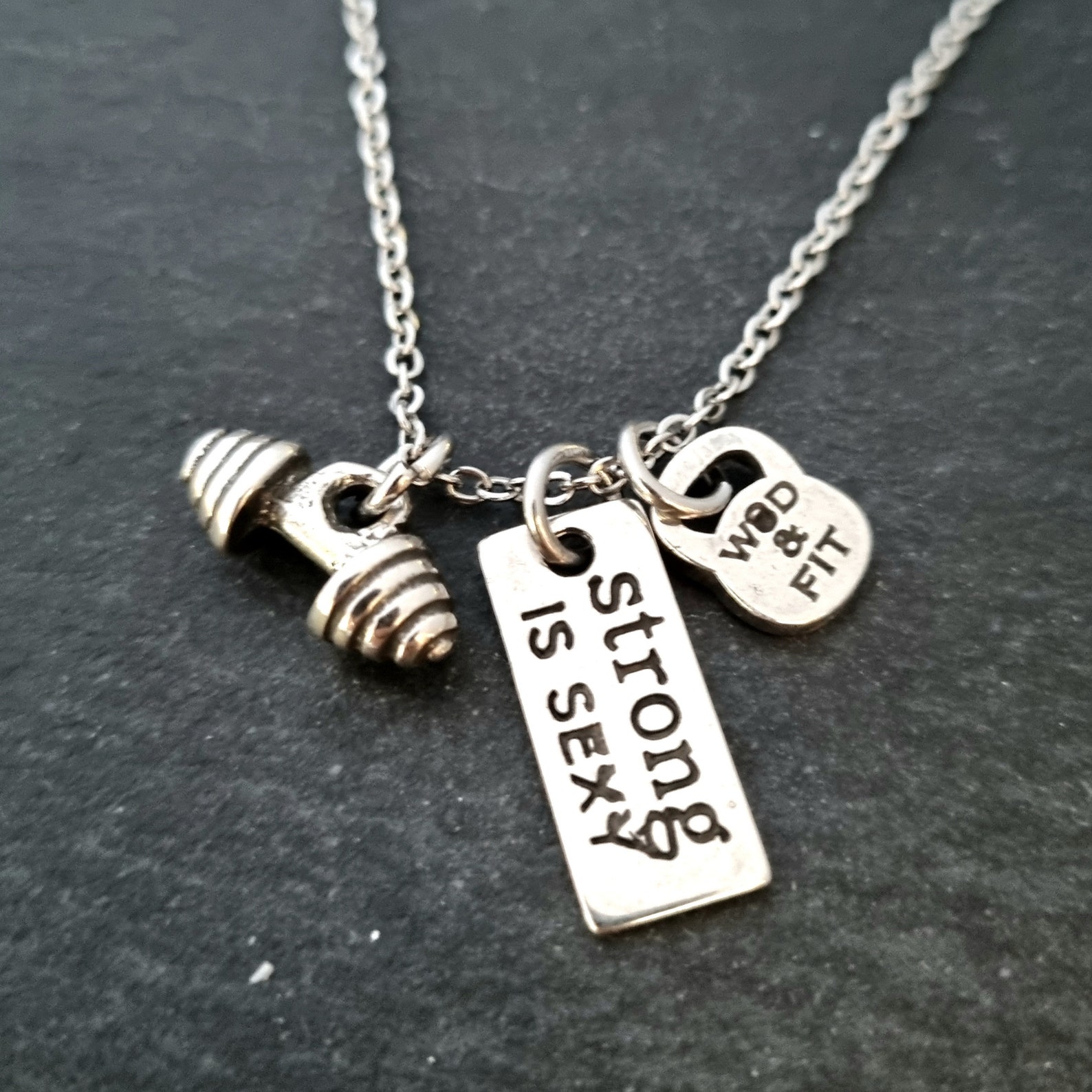 GYM Necklace Weight Motivation · Workout Gifts · Motivation Gift · Gym ...