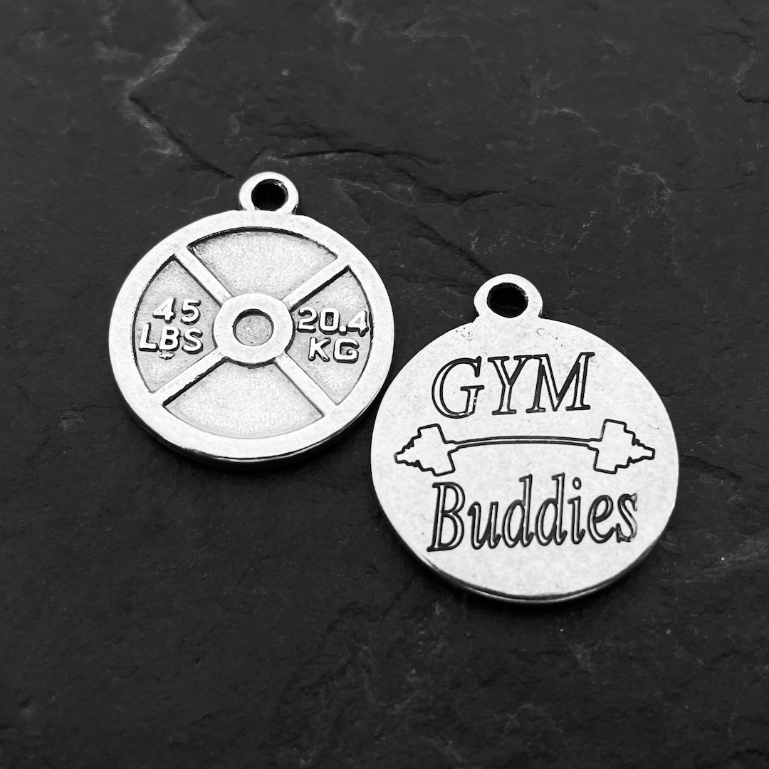 Custom Pendant Weight Plate 45lbs Gym Gift Motivation Gift ...