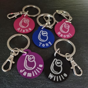 Keyring Blood Group Type · Aluminum Customizable - Organ Donor ·blood ...