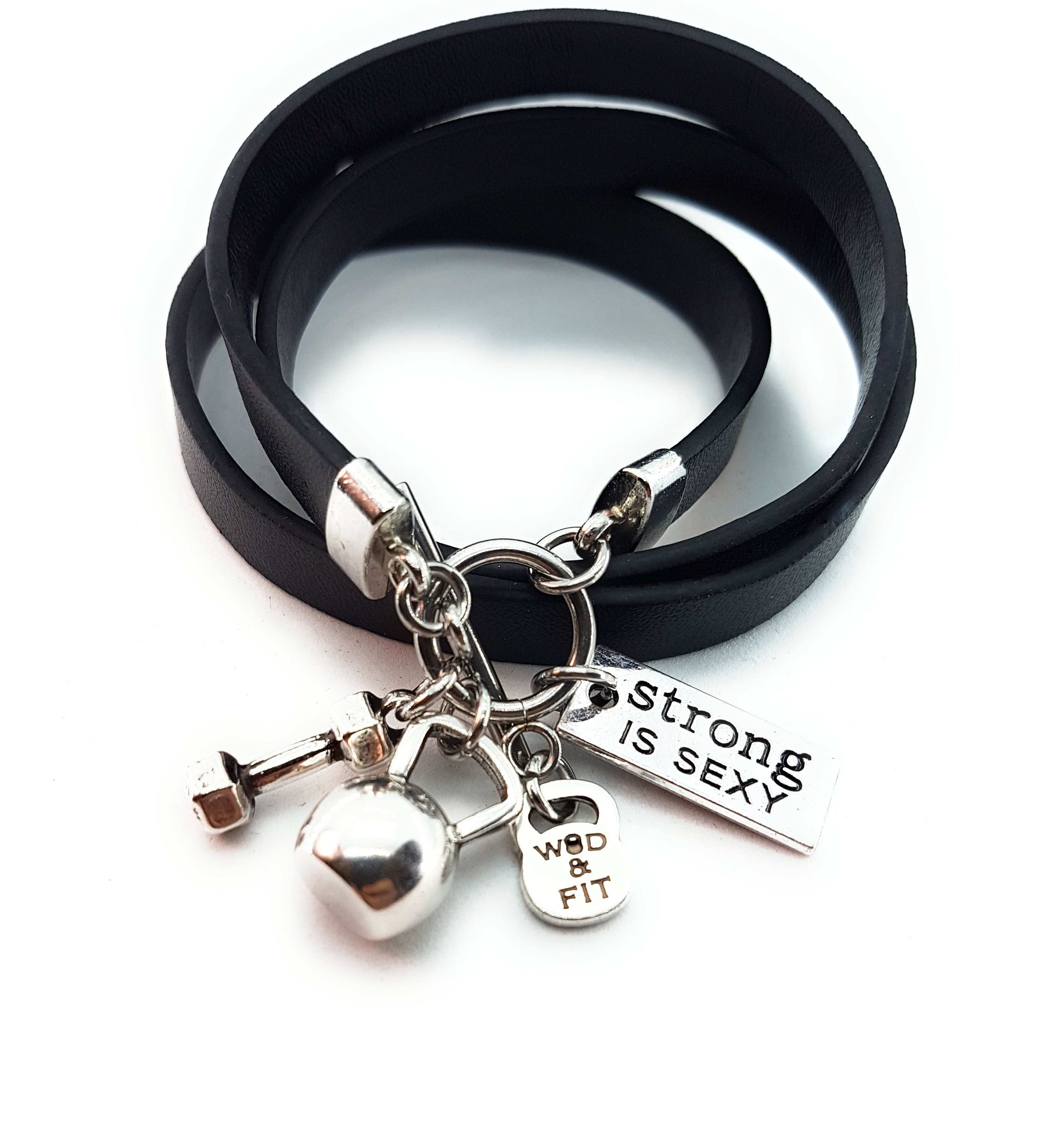 Leather Bracelet Kettlebell Isabel Workout colors leather.Bodybuilding ...