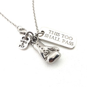 Boxing Gove Knockout CUSTOM Necklace.boxing Jewelry,kick Boxing Gift ...