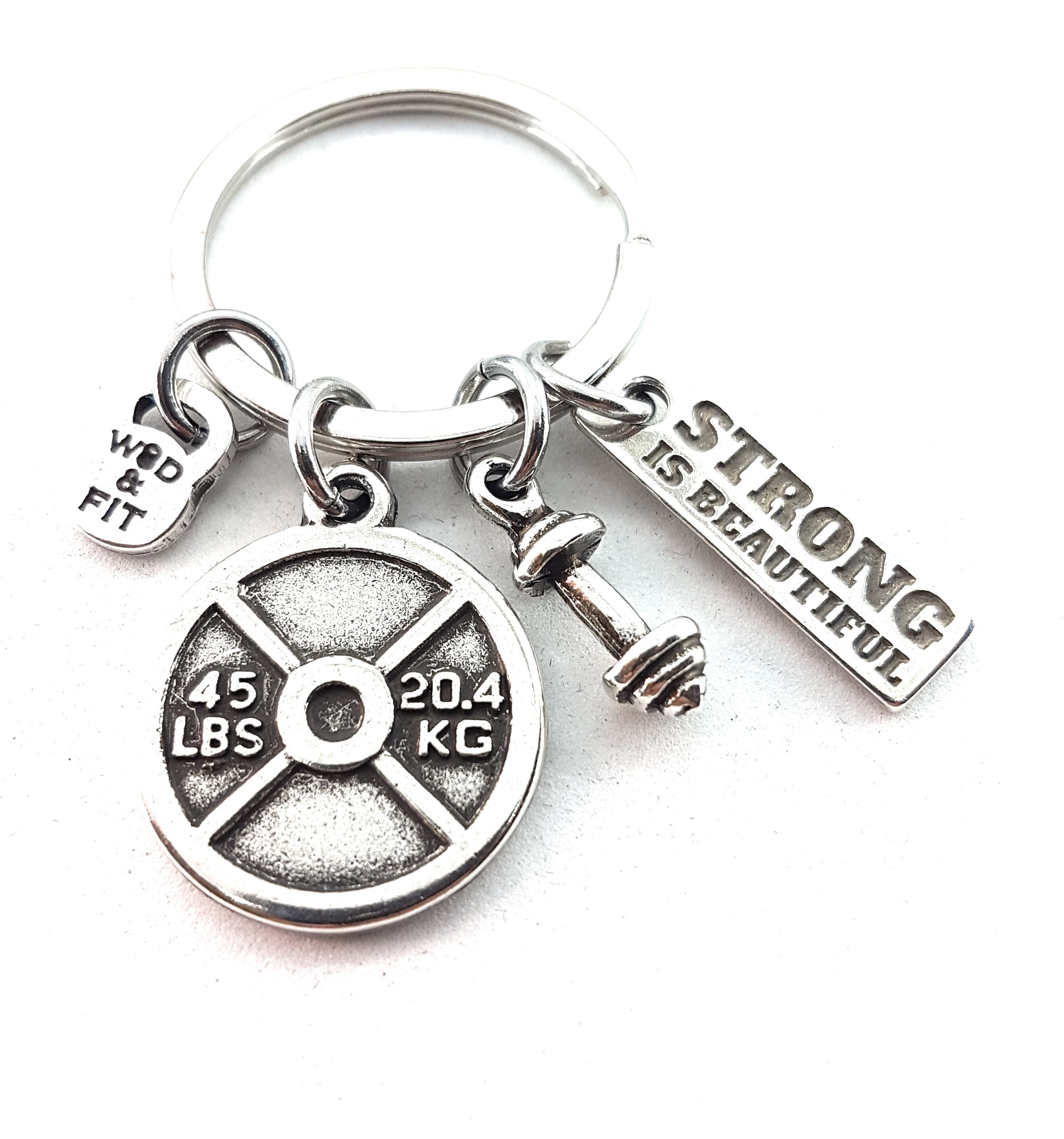 Keychain Weight Plate Gwen Workout,Fitness Gift,Bodybuilding,Gym Coach ...