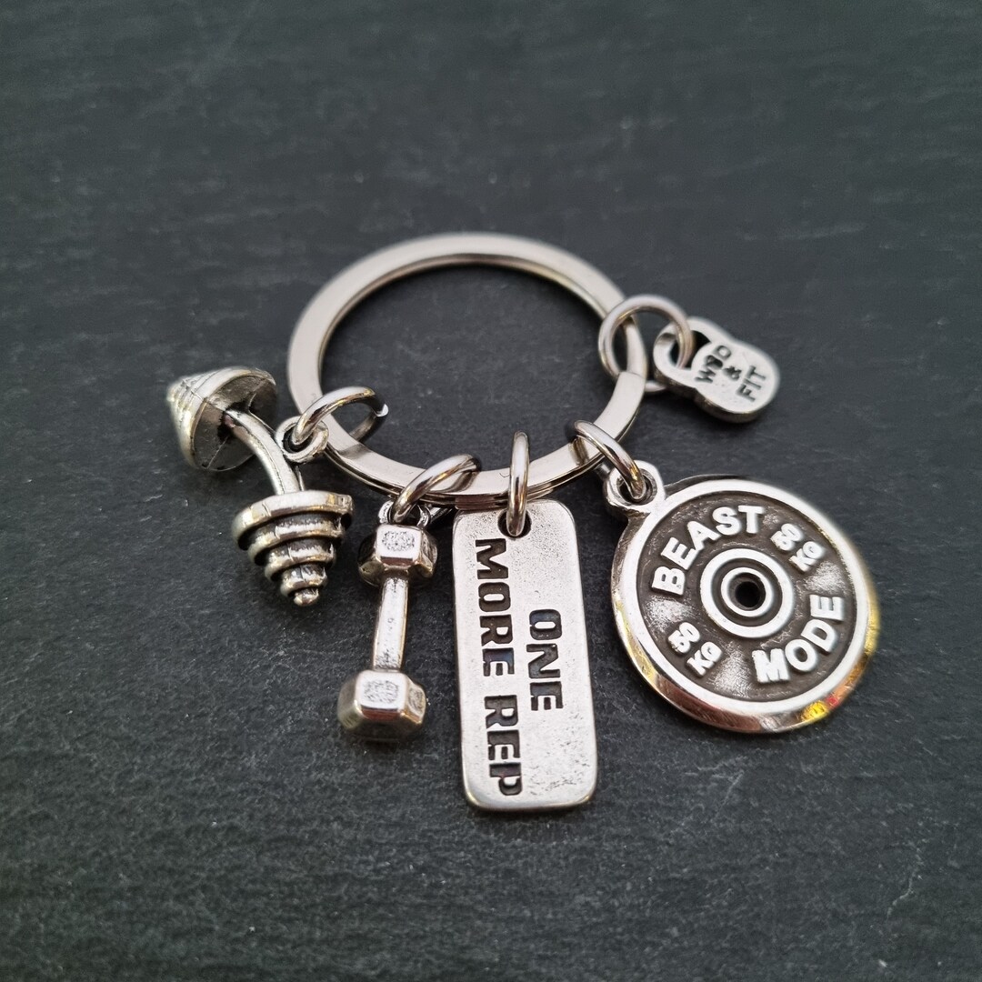 Gym Keyring Cluster Workout · Personalized Gift · Boyfriend Gigt ...