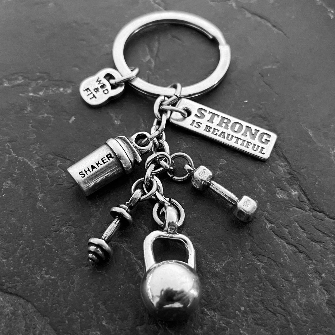 Gym Keychain Kettlebell Shaker Protein · Workout Gifts · Custom Gift ...