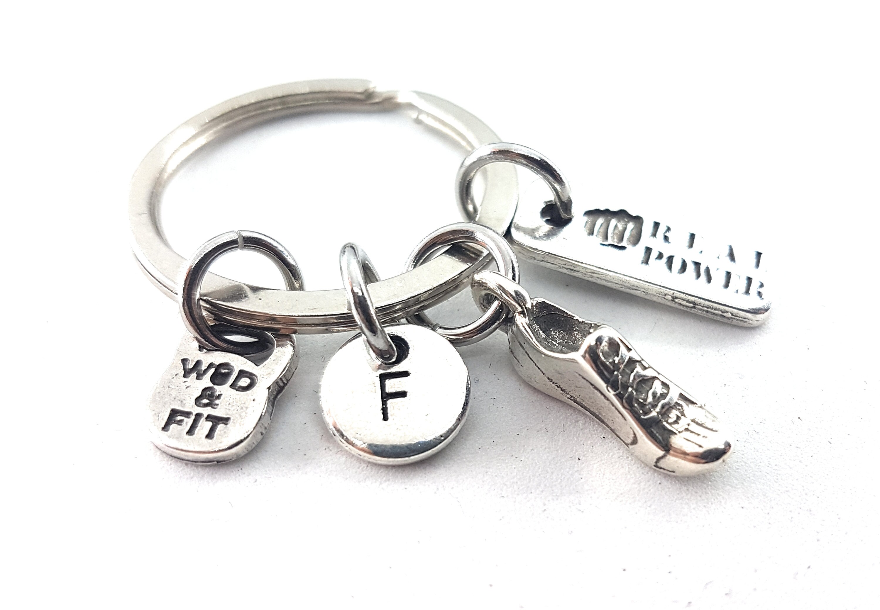 Runner Initial Keychain Workout,Motivation.Motivational Gift,Runner ...