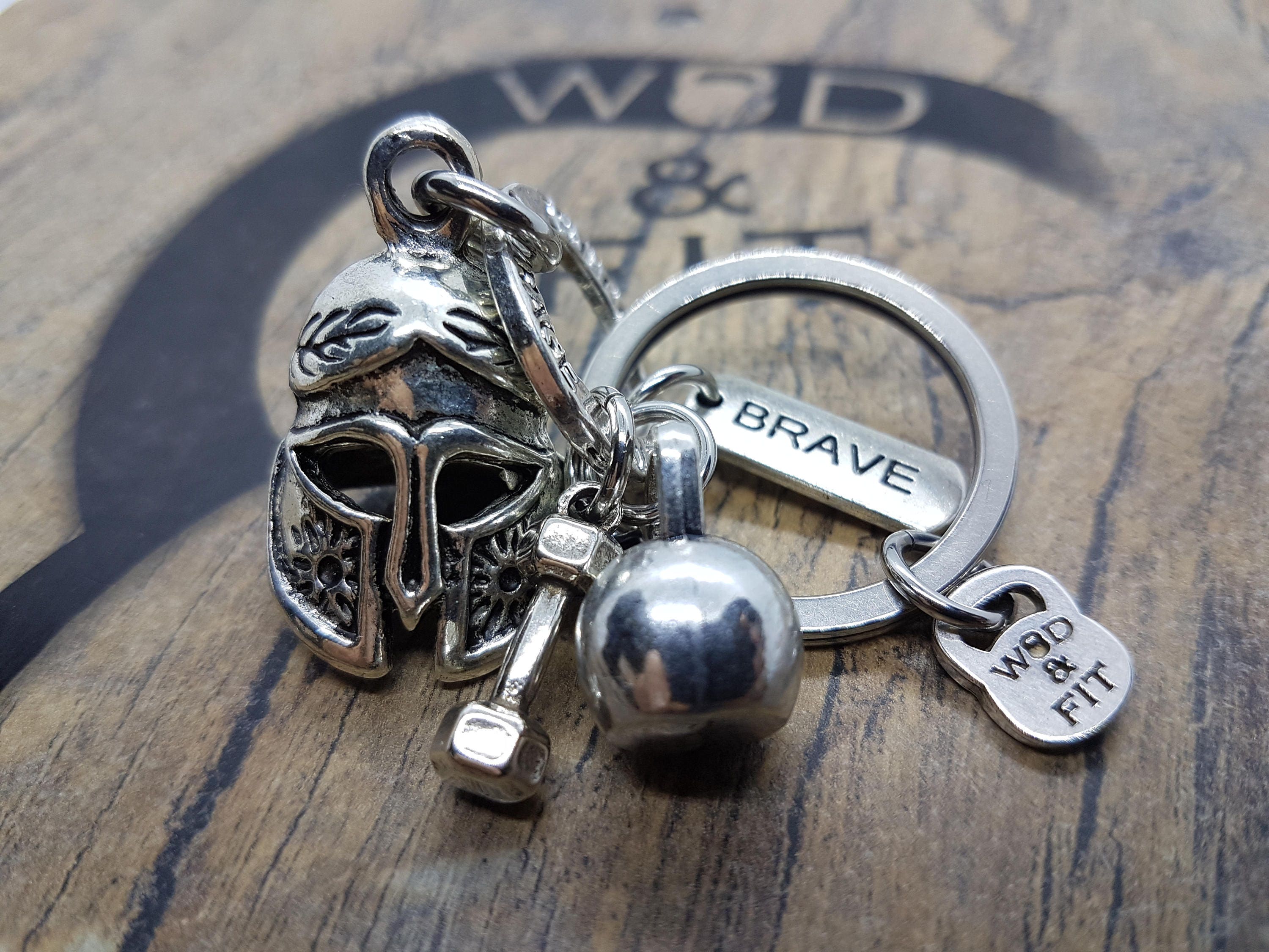 Keychain Gladiator Strength and Honor Fitness Workout,Spartan Race ...