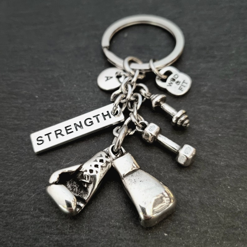 Boxing Gloves Keychain Double JAB Boxing Coach Gift - Muay Thai Gifts ...