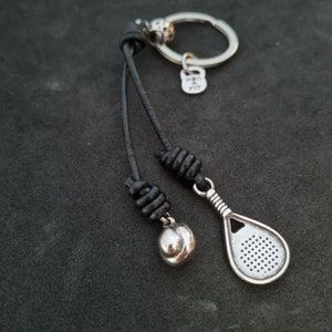 Padel Tennis Leather Keyring Padel Player Gift · Gift to Padel Player ...