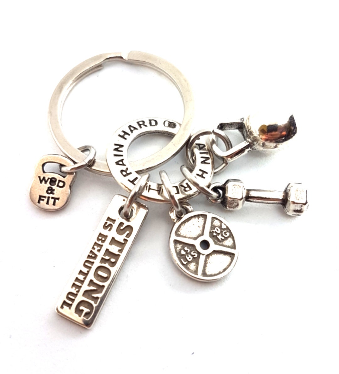 Keychain Kettlebell Kettle-Hell Workout Gym Gift - Bodybuilding ...