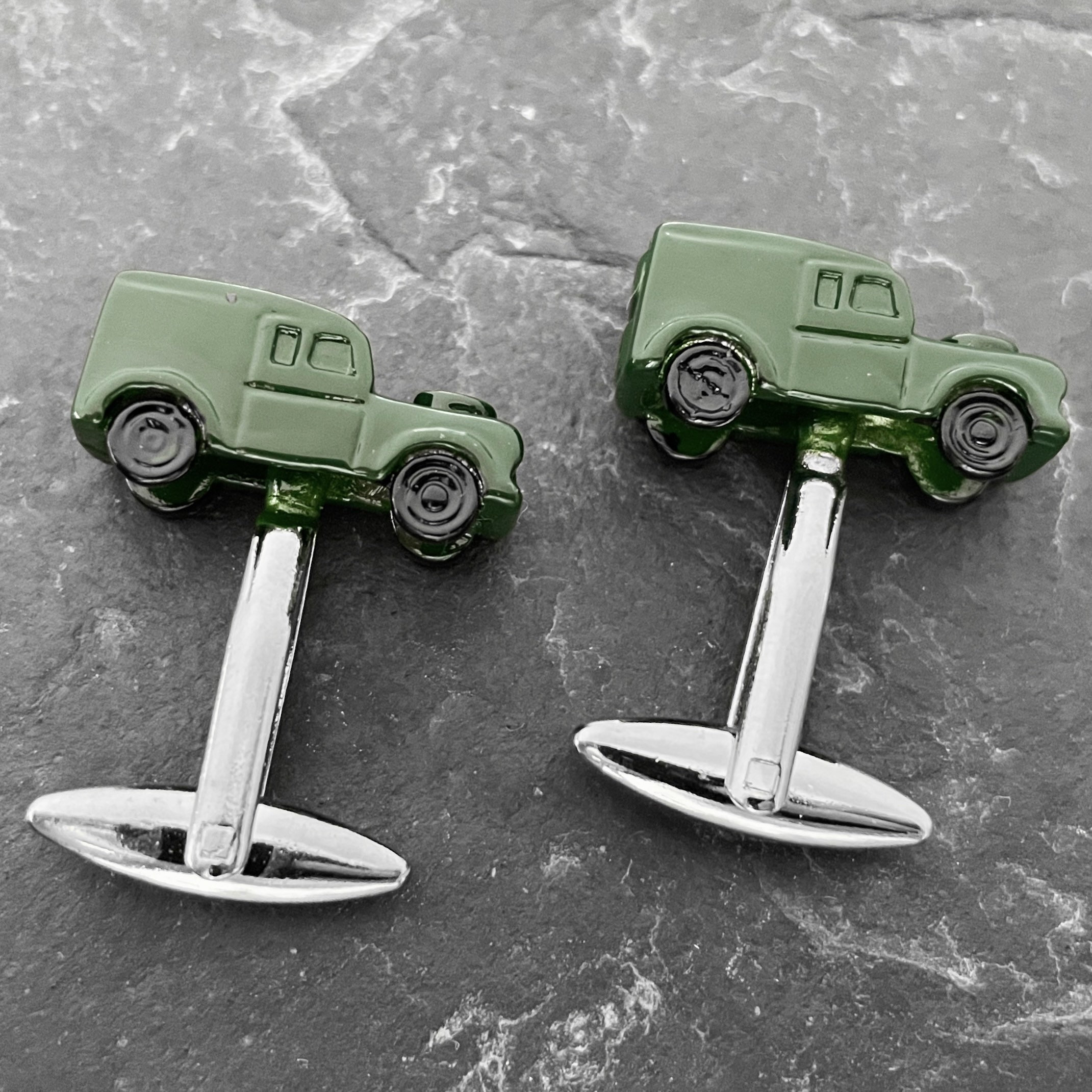 Cufflinks Offroad Green -Off Road Gift -Defender- Wedding Gift - Land ...