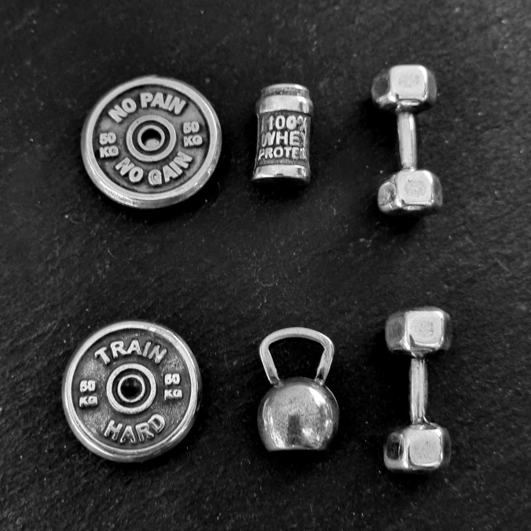 SET 3 Gym Magnets Dumbbell Motivation Weigth Plate - Whey Protein ...