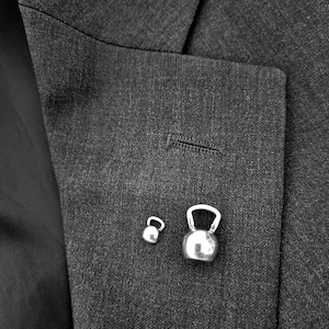 Lapel Pin Kettlebell · Gym Gifts · Gym Pin · PINS · Fitness Gifts ...