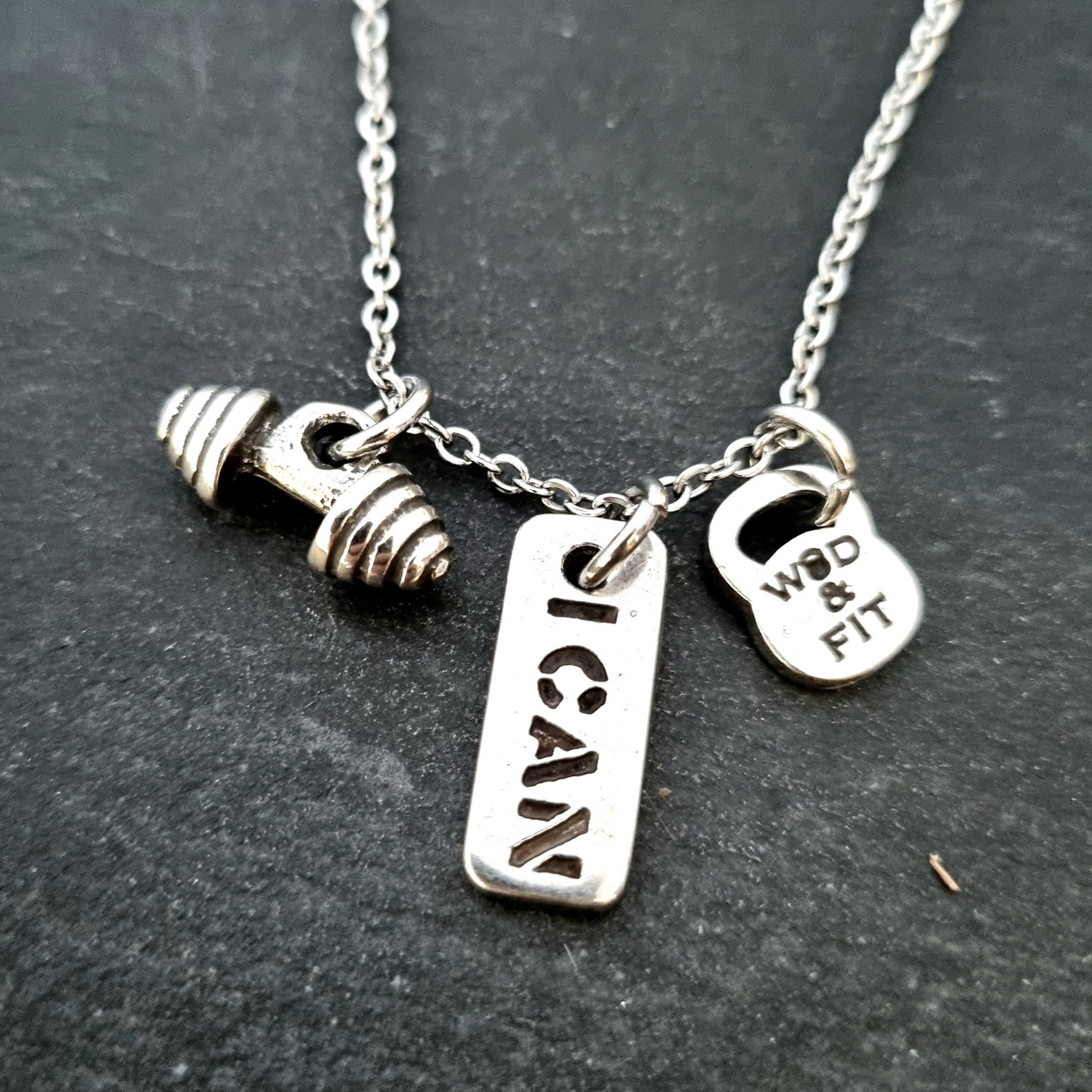 GYM Necklace Weight Motivation · Workout Gifts · Motivation Gift · Gym ...