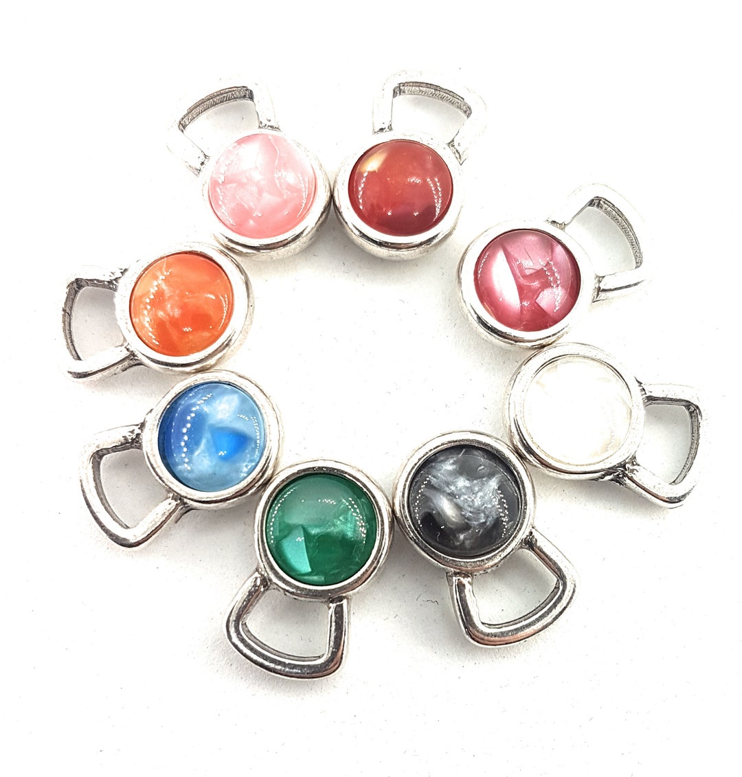 Fitness Pendant Kettlebell Color Shell Flat for Bracelet · Necklace ...