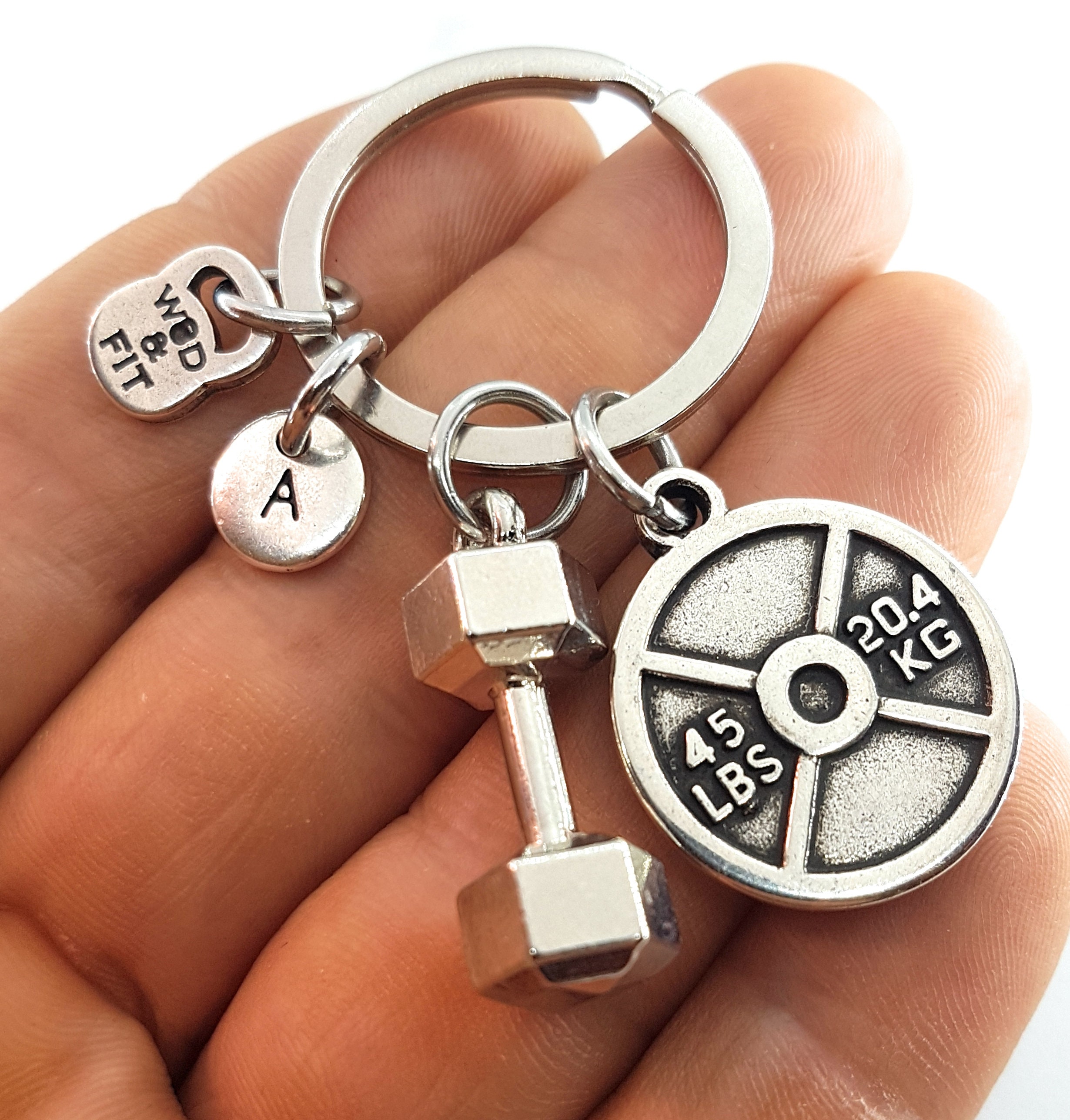 Regalo Gym Llavero Mancuerna Live Lift Love Dumbbell Inicial, Fitness ...