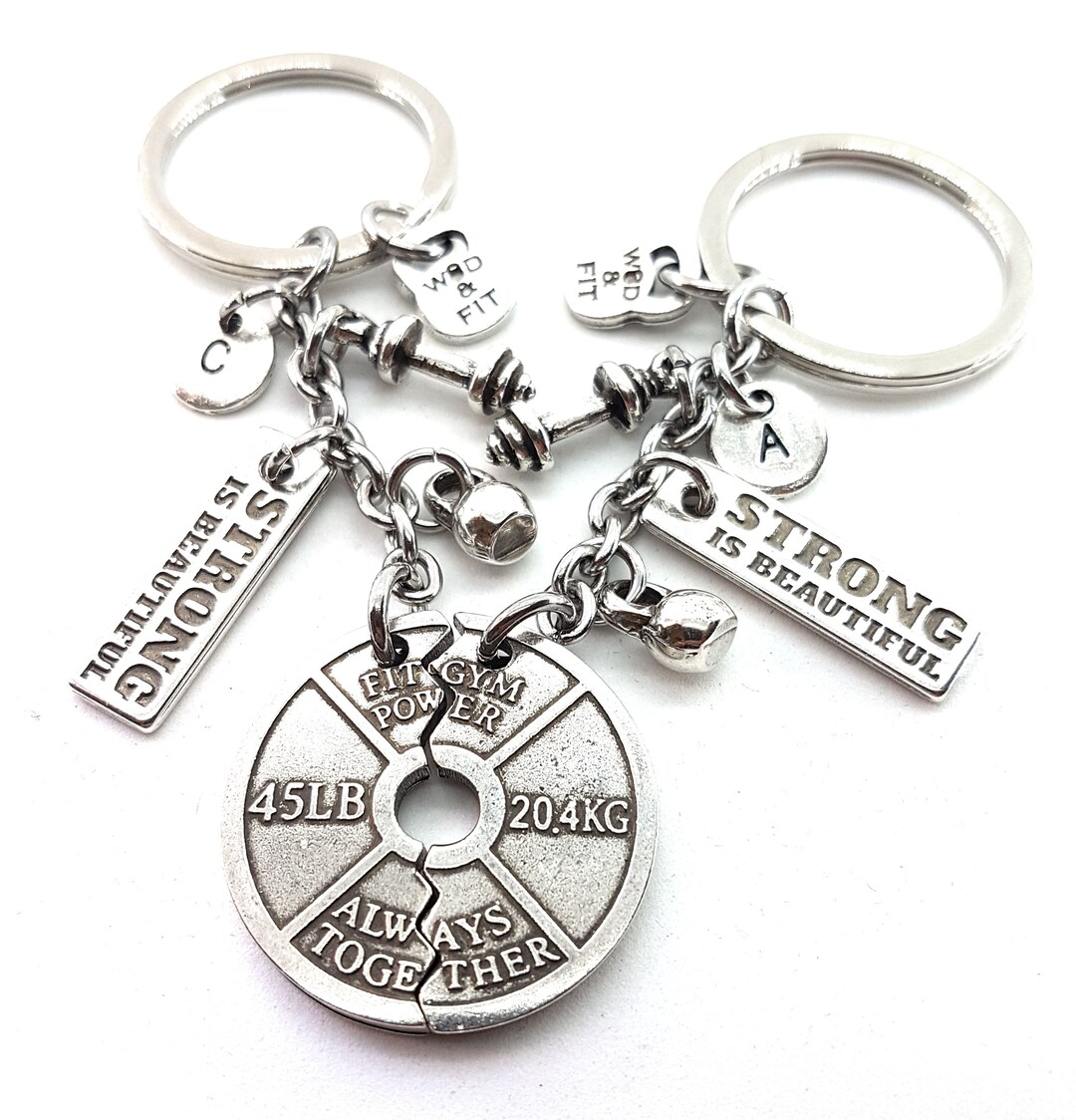 Couple Gift Gym Keichain Gym Gifts Weight Plate Always - Etsy
