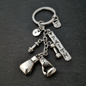 Boxing Gloves Keychain Double JAB Boxing Coach Gift - Muay Thai Gifts ...