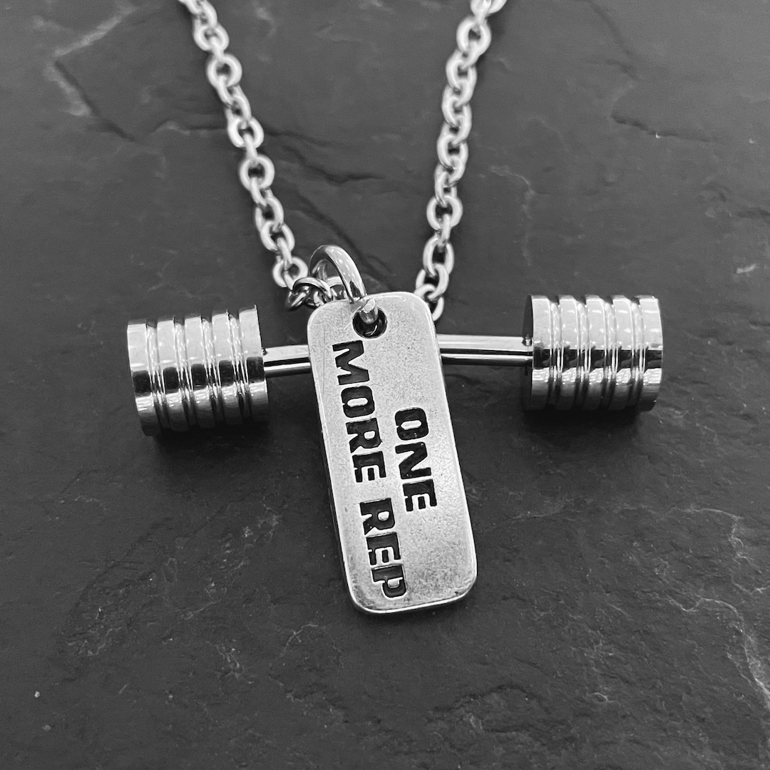Gym Necklace Strongman · Gym Gifts · Custom Necklace -weight Necklace ...