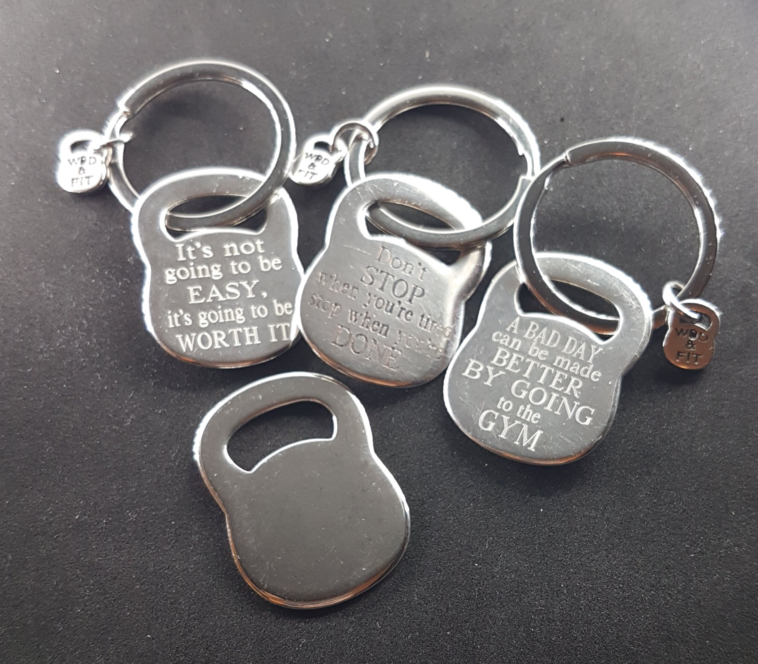Custom Kettlebell Keychain with your Motivational Words,Bodybuilding ...
