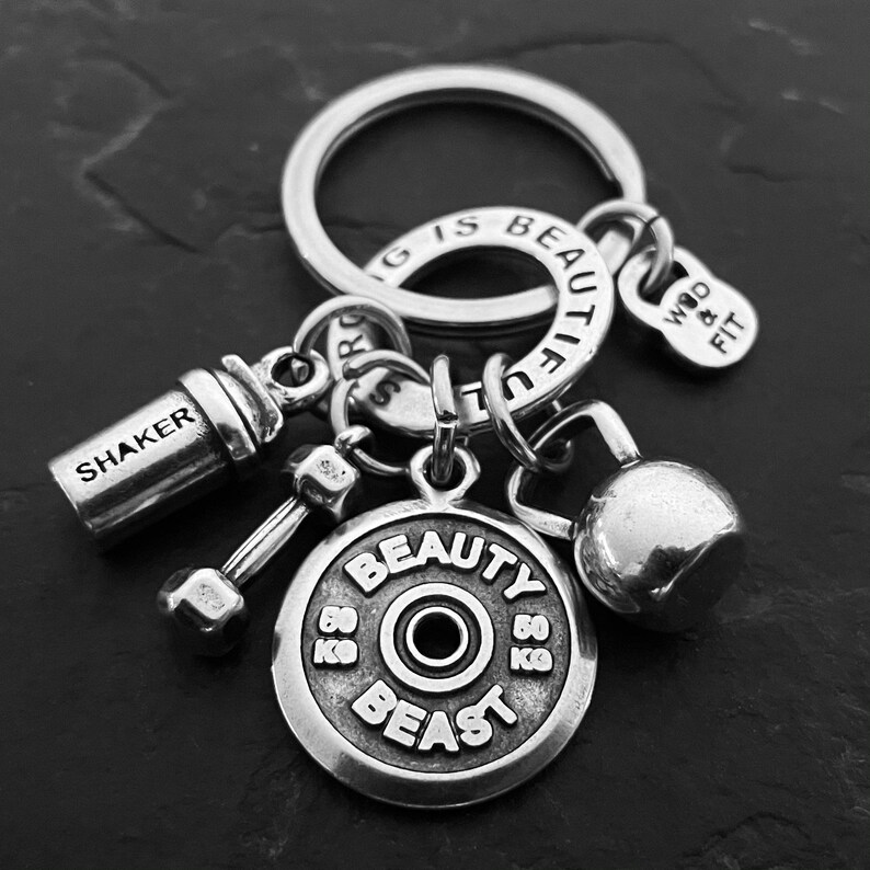 Gym Keychain AMRAP Shaker Kettlebell - Fitness Gifts · GYM Jewels ...