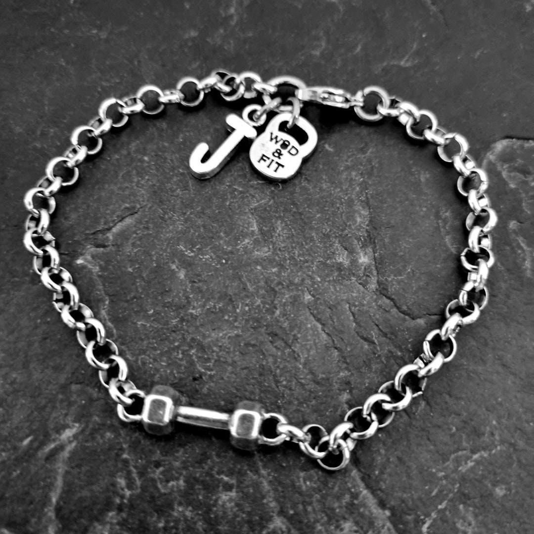 Gym Bracelet Dumbbell Workout Gifts Personal Trainer bodybuilding ...