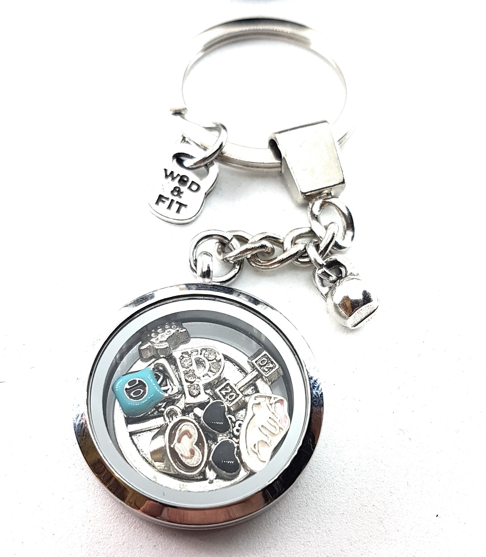 Keychain Beast Girl-customize Your Living Locket Keychain With | Etsy