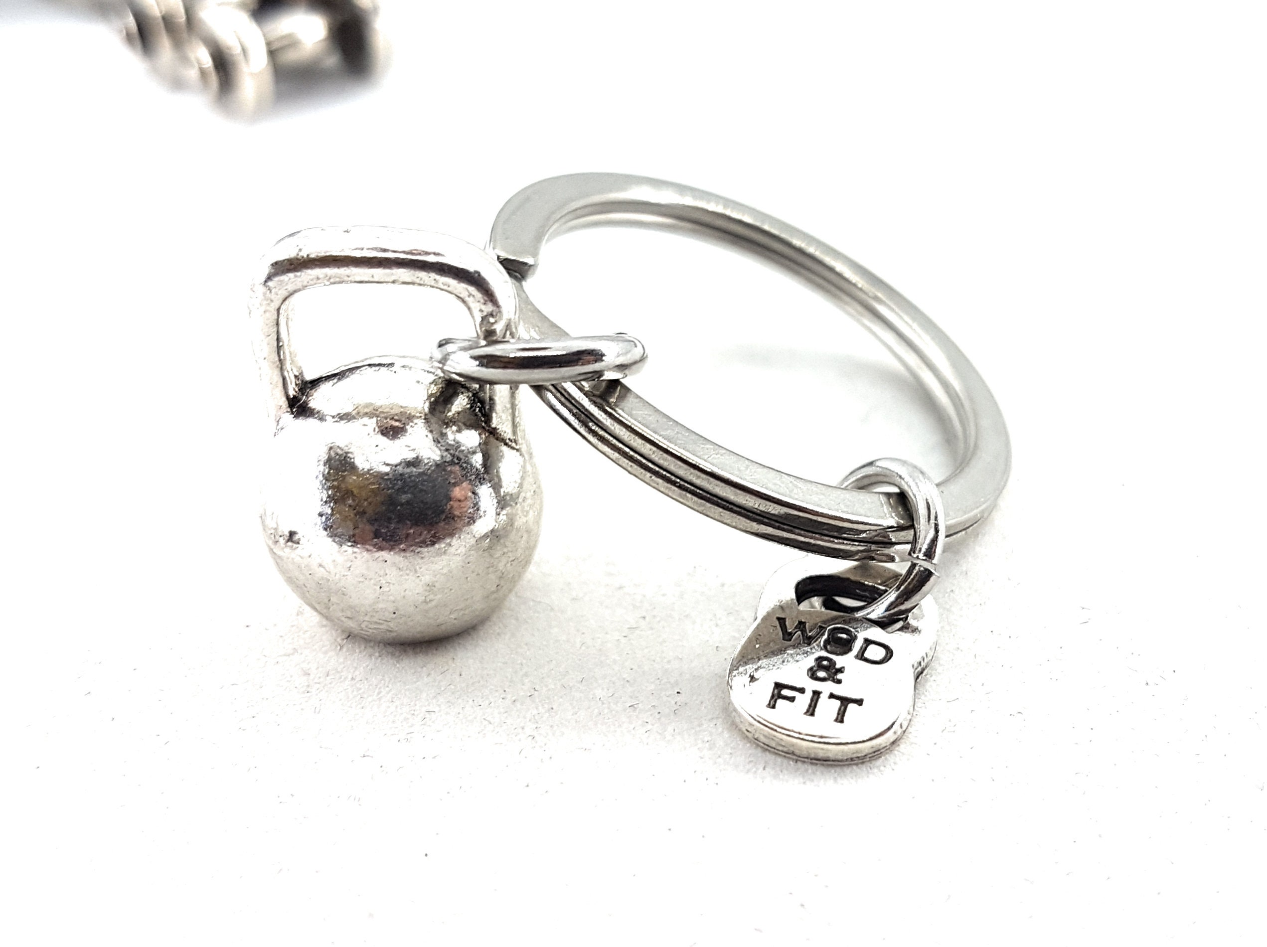 Kettlebell Keychain Big Kettlebell.Fitness Jewelery,Motivation ...