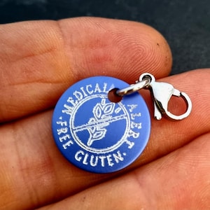 Medical Alert Id Tag Custom Engraved Aluminum Round 20mm - Medical ...