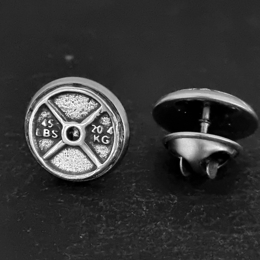 Gym Enamel Pins Weight Plate · Gym Pin · Lapel Pin · GYM Gifts ...