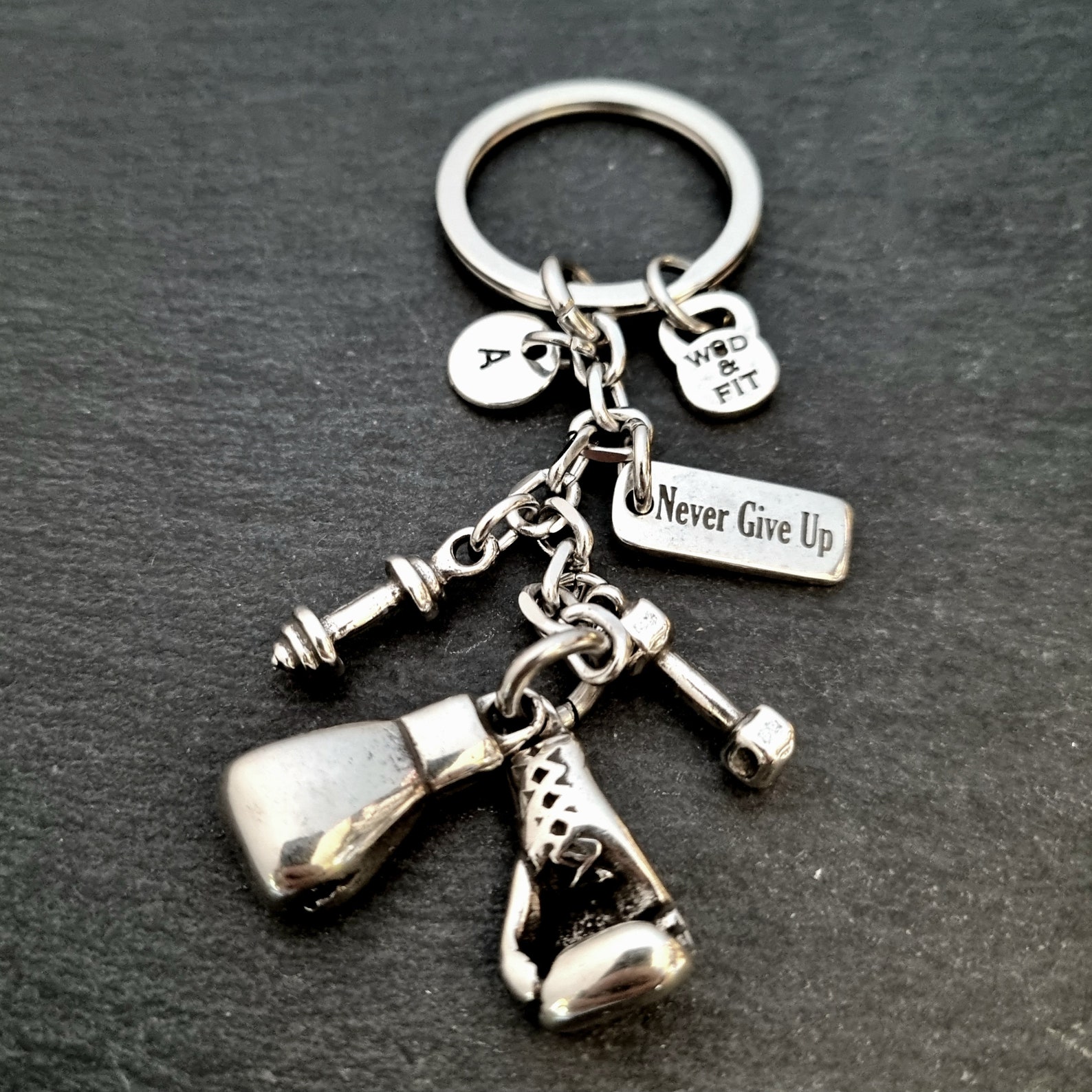 Boxing Gloves Keychain Double JAB Boxing Coach Gift - Muay Thai Gifts ...
