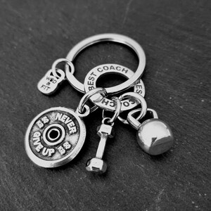 GYM Keychain AMRAP Dumbbell Custom Gift Kettlebell - Fitness ...