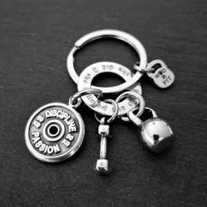 GYM Keychain AMRAP Dumbbell Custom Gift Kettlebell - Fitness ...