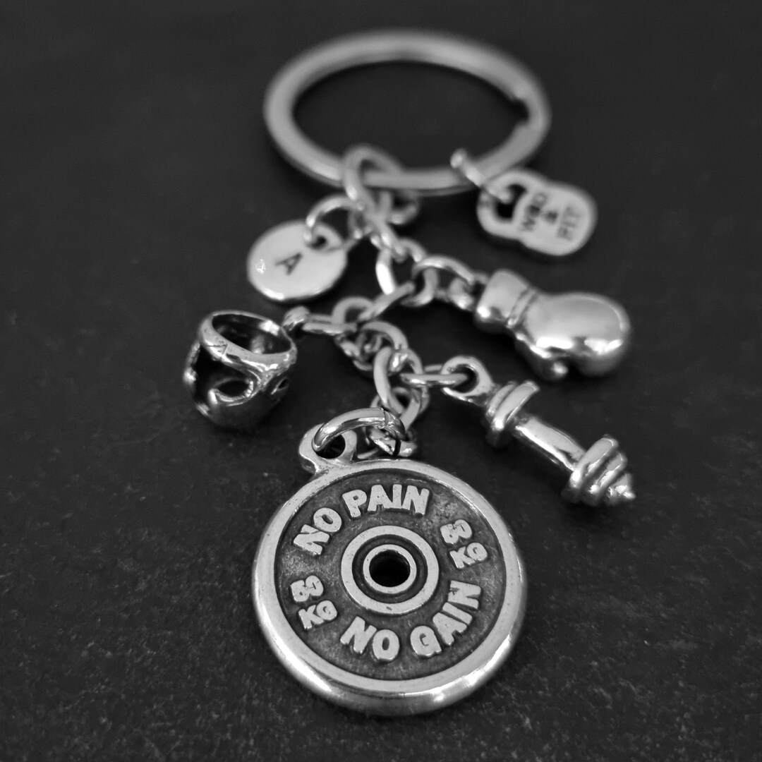 Motivational Boxing Glove Keychain - Personalized Boxing Coach Gift ...