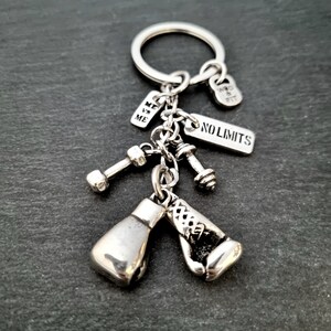 Boxing Gloves Keychain Double JAB Boxing Coach Gift - Muay Thai Gifts ...