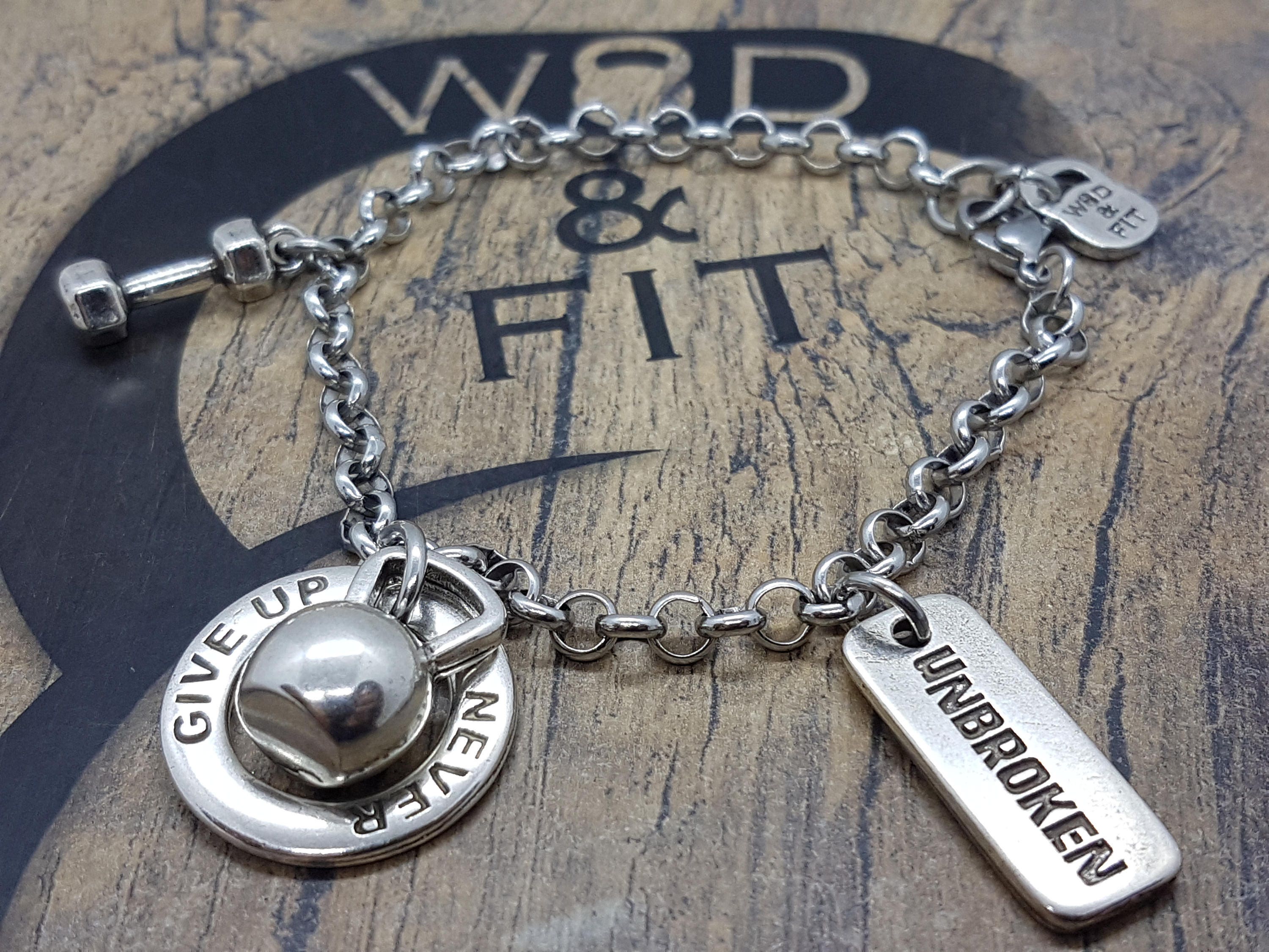 Gym Bracelet Helen Workout · Name Bracelet · Fitness Bracelet · Custom ...