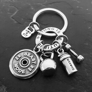 Gym Keychain AMRAP Shaker Kettlebell - Fitness Gifts · GYM Jewels ...