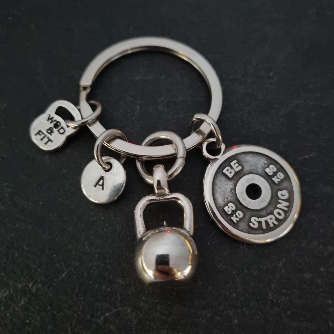 Gym Keyring Kettlebell Motivation Weight Plate · Birthday Gift · Gym ...