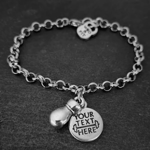 Boxing Glove Bracelet - Boxing Trainer - Workout Gift - Motivation Gift ...