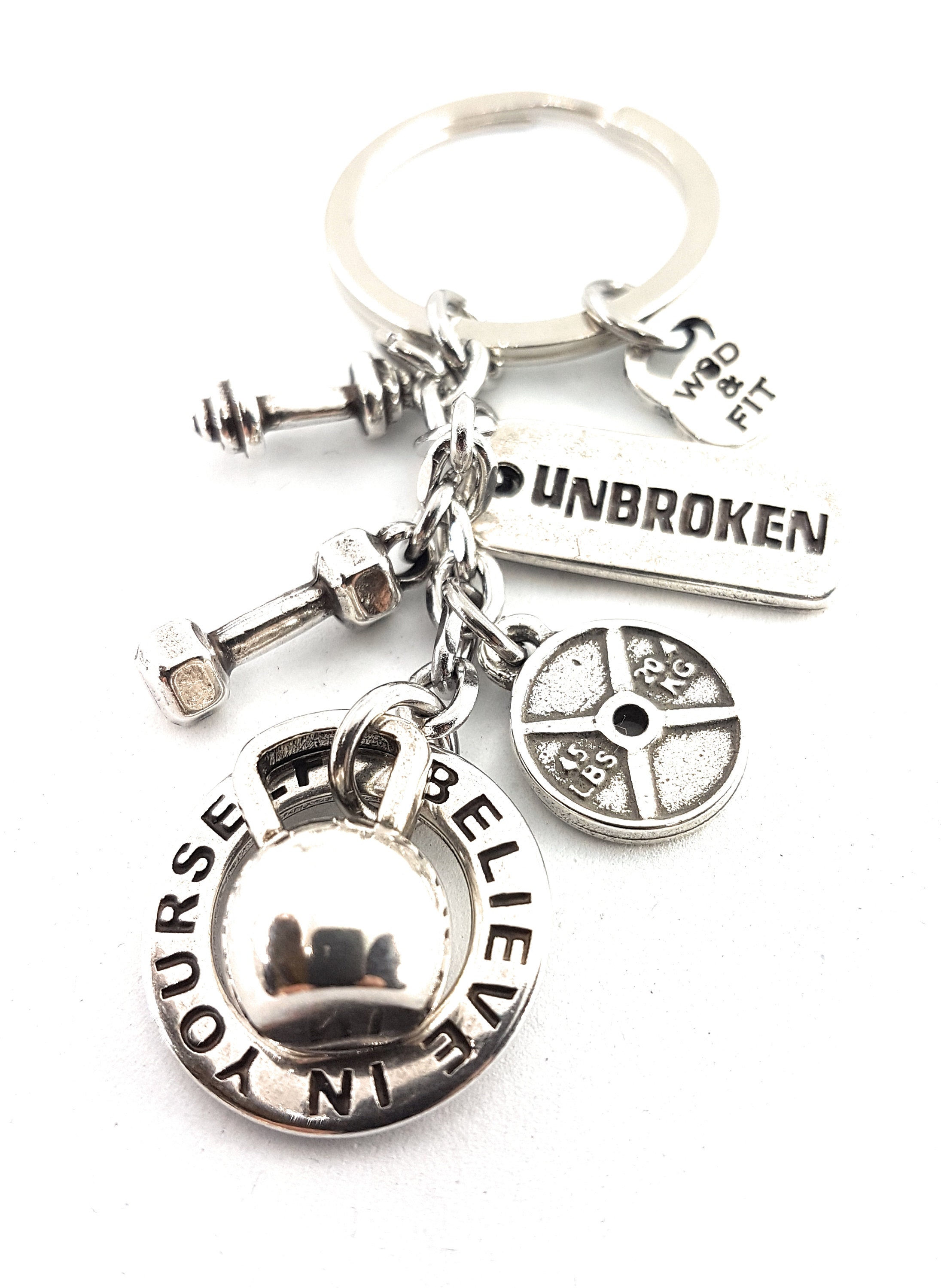 Kettlebell Keychain Nasty Workout Crossfit Gift - Gym Keychain- Fitness ...