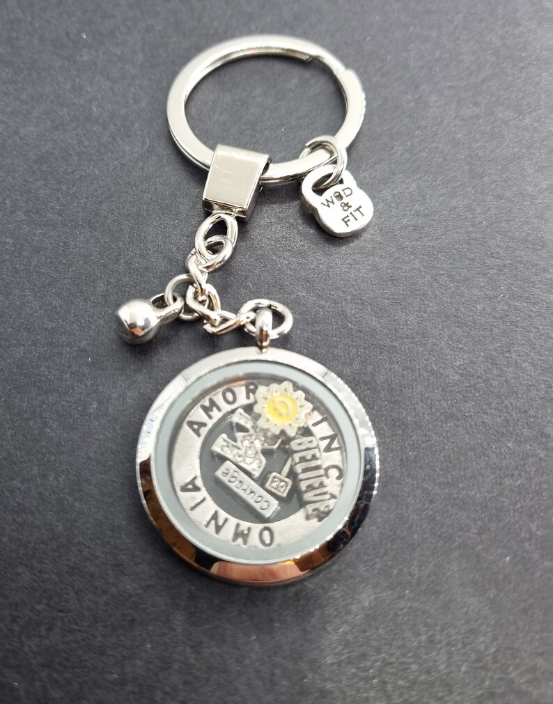 Keychain Beast Girl-customize Your Living Locket Keychain With | Etsy