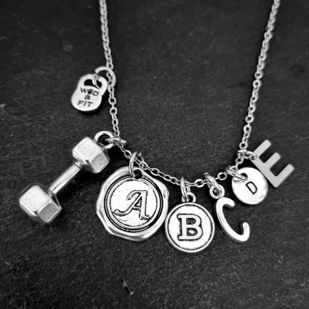 Gym Necklace Dumbbell · Bodybuilding · Crosstraining · Gym Gifts ...