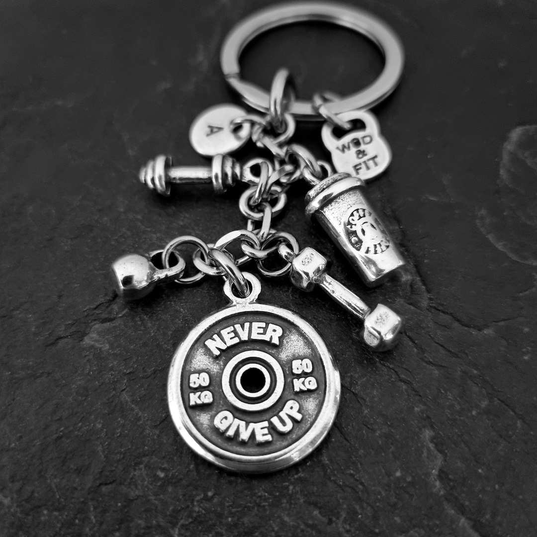 Gym Keychain Weight Plate and Coffee · BFF Gift · Bodybuilding · Coach ...