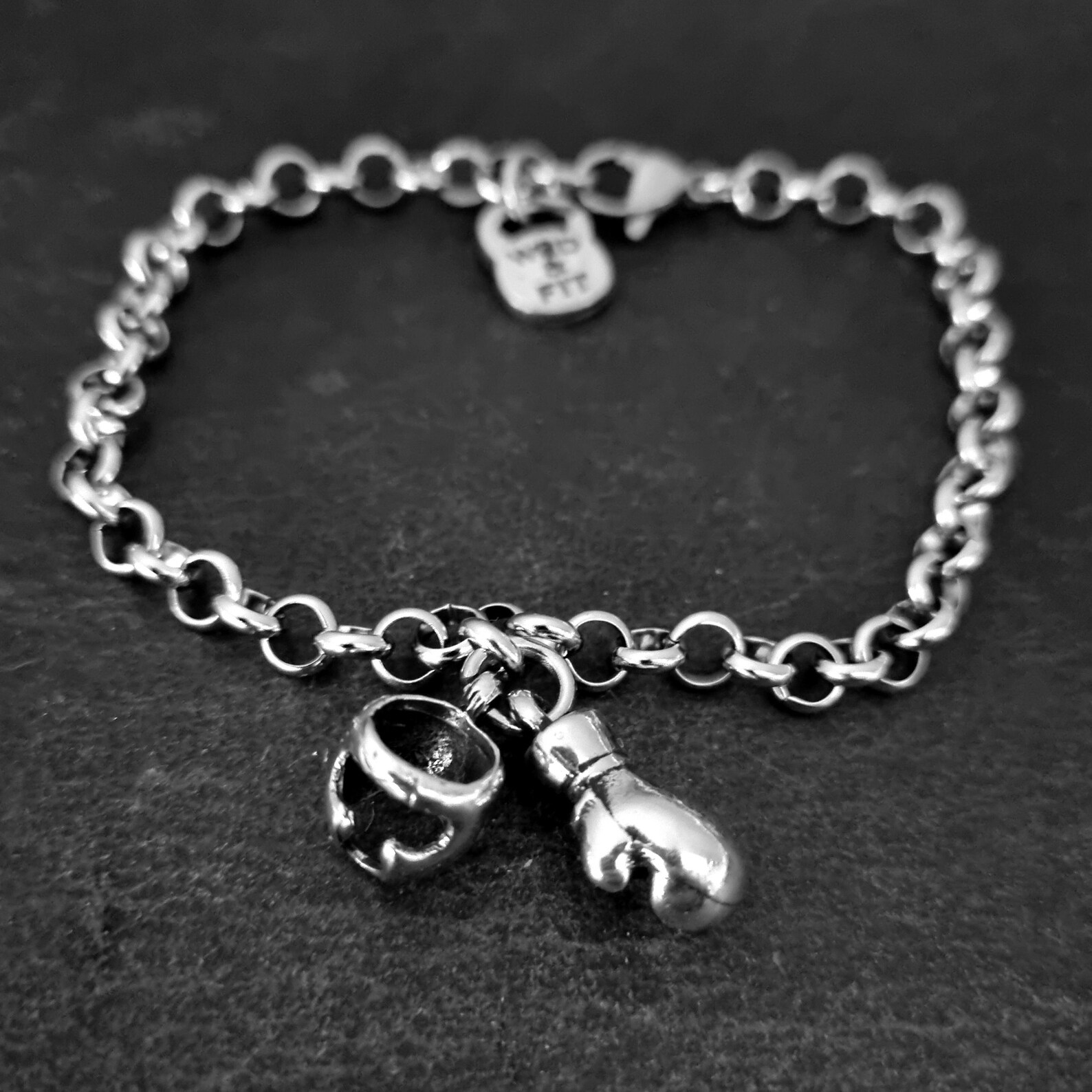 Boxing Glove Bracelet - Boxing Trainer - Workout Gift - Motivation Gift ...