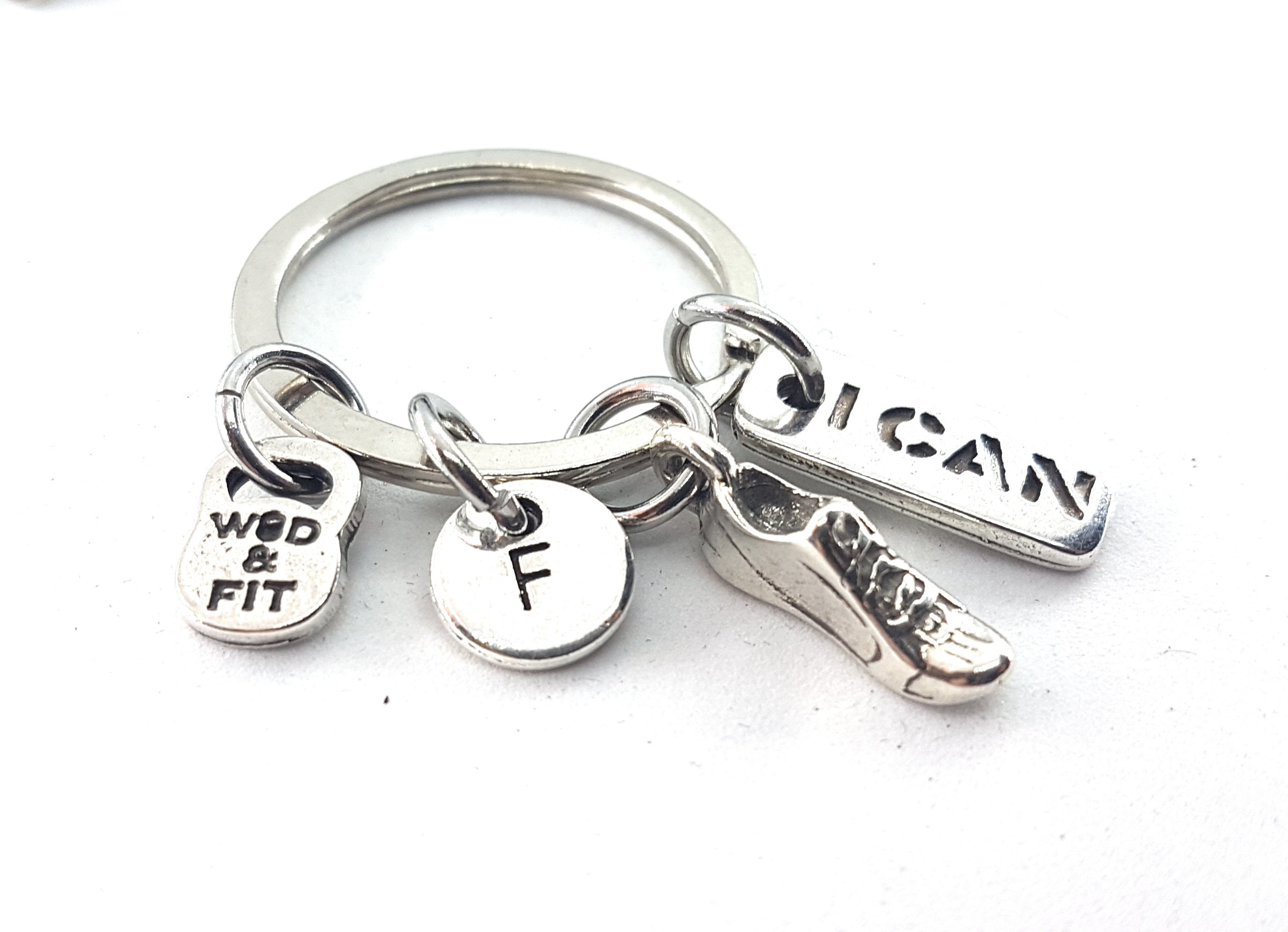 Runner Initial Keychain Workout,Motivation.Motivational Gift,Runner ...