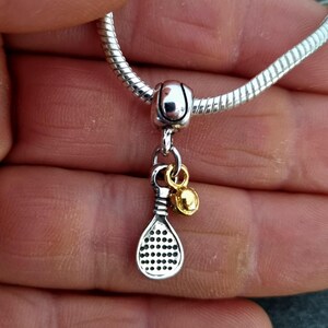 Padel Pad for Bracelet Charm With Ball Gift for Padel Lover -padel ...