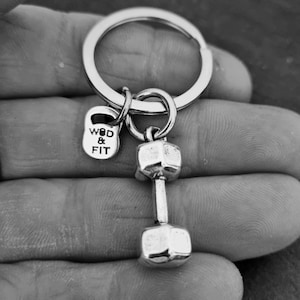 Gym Dumbbell Keyring - Fitness Gift · Bodybuilding- Motivation Gift ...